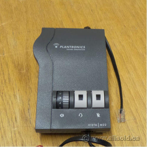 Plantronics H141N DuoSet Convertible Headset With Vista M22 Amp - Allsold.ca - Buy & Sell Used ...